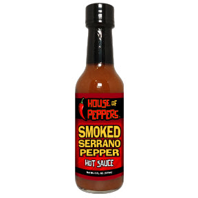 House of Peppers - Smoked Serrano Pepper Hot Sauce – Pepper Palace ...